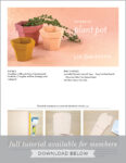 Paper Plant Pots DIY Template & Tutorial - Lia Griffith