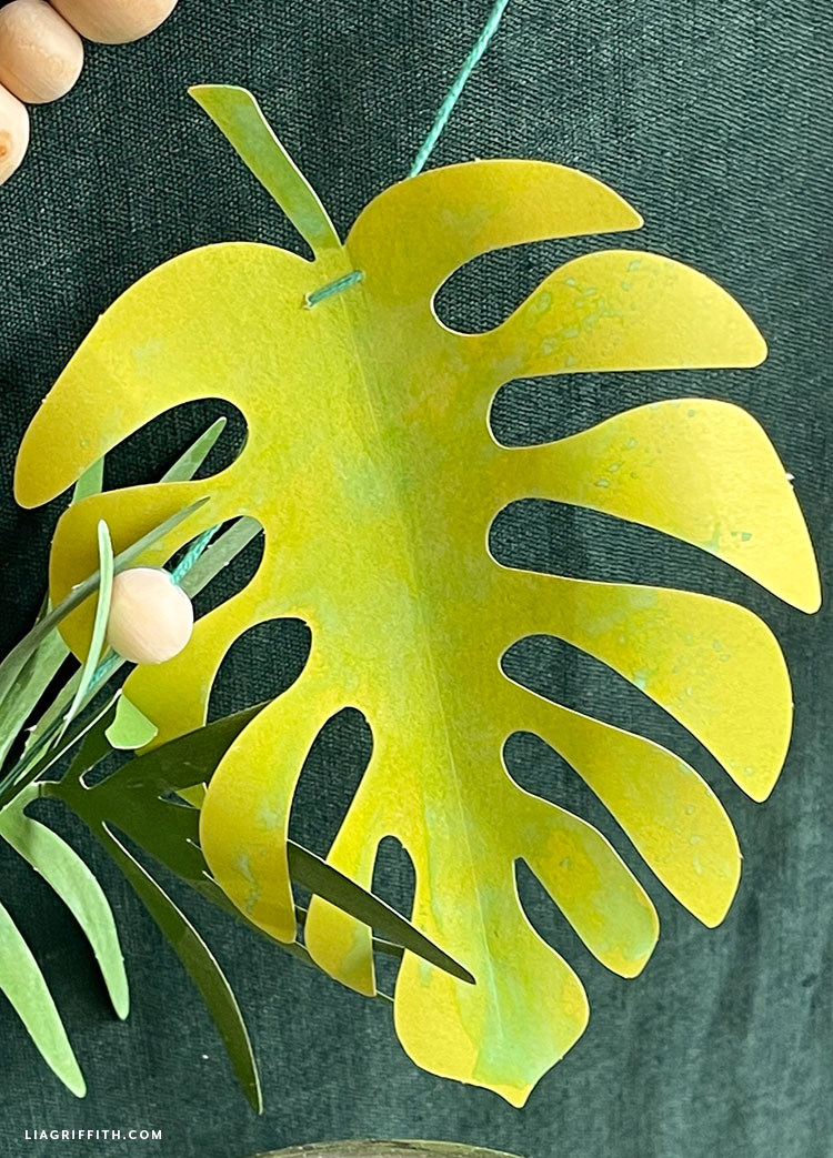 VIDEO: Painted Paper Tropical Garland - Lia Griffith