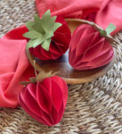 Jumbo Cardstock Honeycomb Strawberry - Lia Griffith