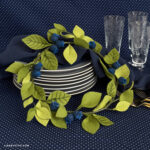 Felt Blueberry Wreath - Lia Griffith
