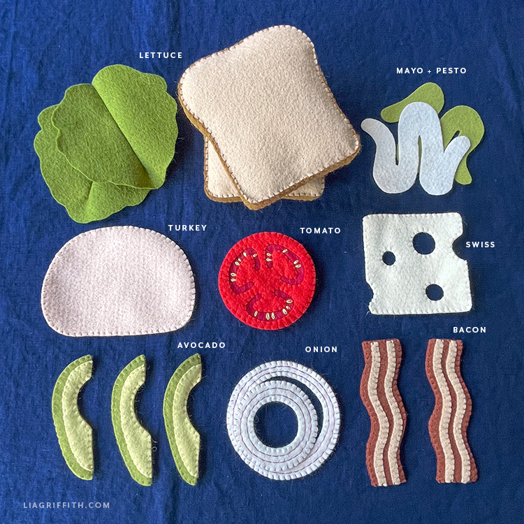 Felt Picnic Sandwich - Lia Griffith