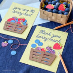 Layered Paper Berry Card - Lia Griffith