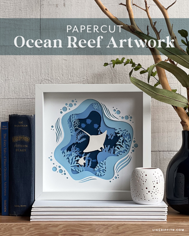 Papercut Ocean Reef Artwork - Lia Griffith