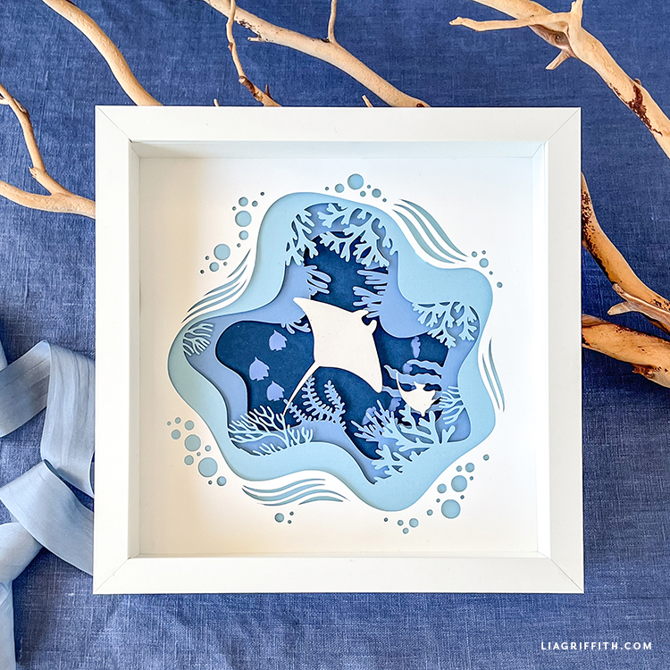 Papercut Ocean Reef Artwork - Lia Griffith