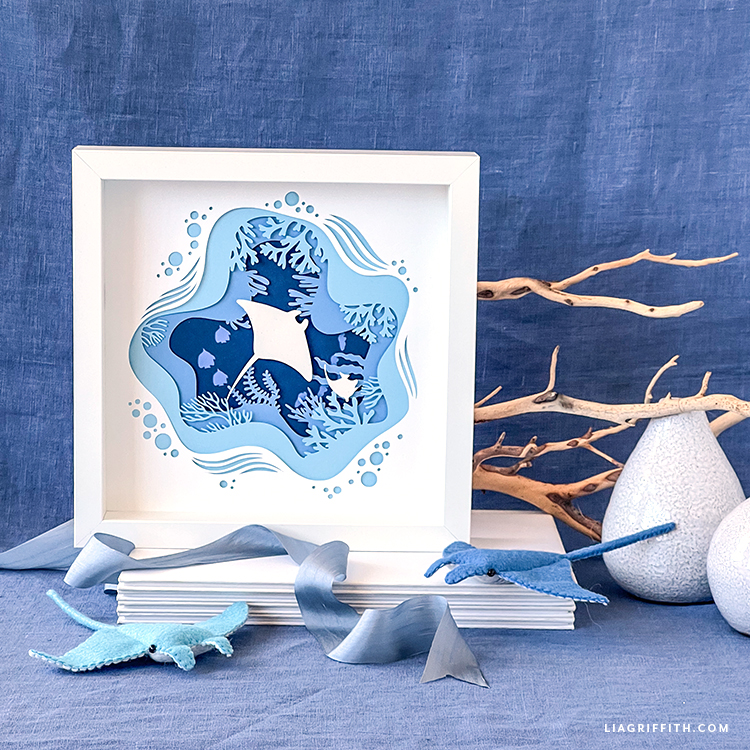 Papercut Ocean Reef Artwork - Lia Griffith