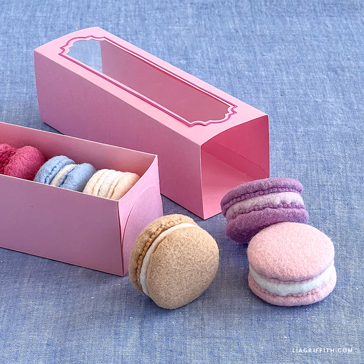 Felt French Macarons - Lia Griffith