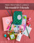Printable Mermaid & Friends Labels - Lia Griffith