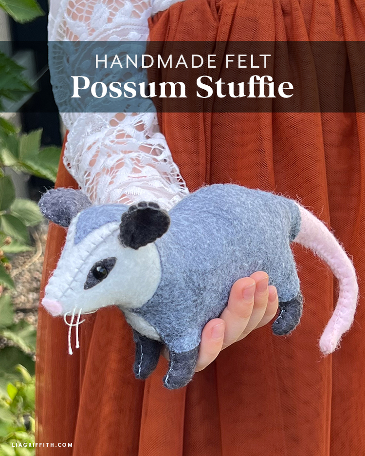 Felt Possum Stuffie - Lia Griffith