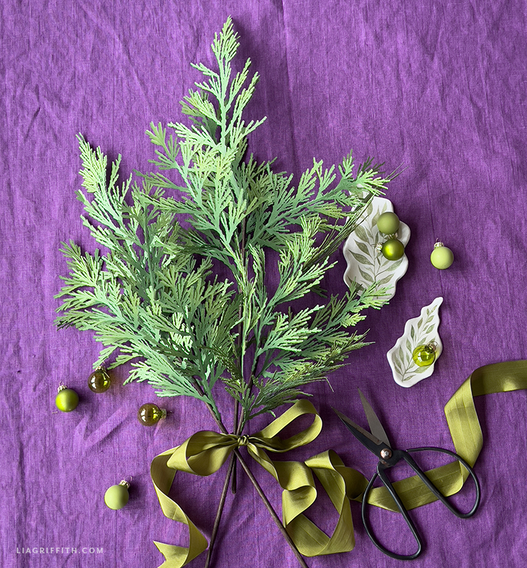 Cardstock Cedar Branches - Lia Griffith