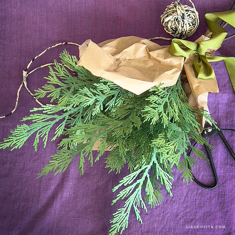 Cardstock Cedar Branches - Lia Griffith