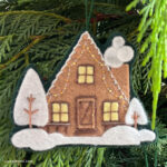Embroidered Winter House Ornaments - Lia Griffith