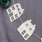 Paper Winter House Garland - Lia Griffith