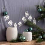 Paper Winter House Garland - Lia Griffith