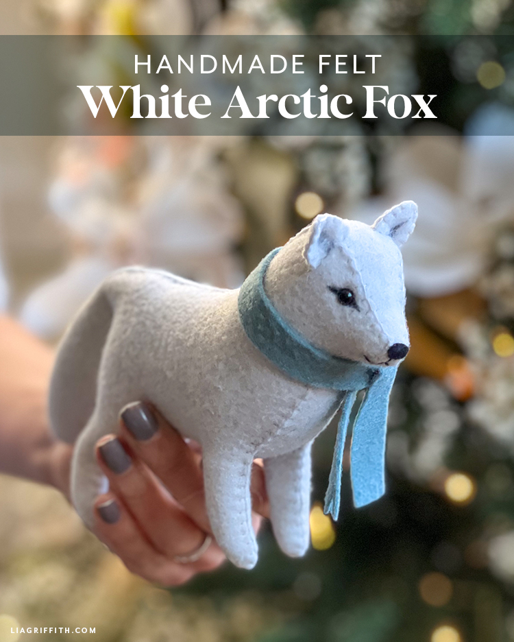 Felt Arctic Fox - Lia Griffith