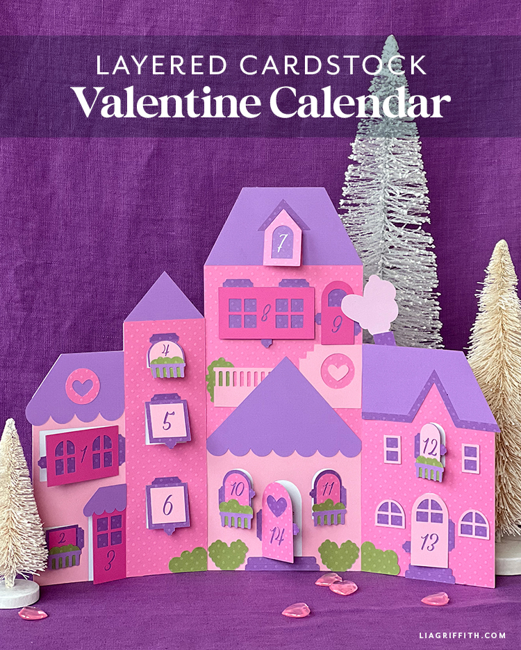 Paper Cut Valentine's Advent Calendar - Lia Griffith