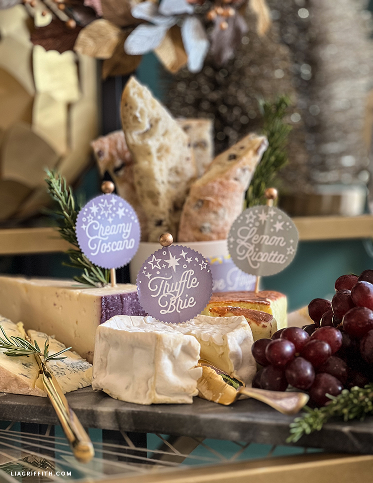 Printable New Year's Eve Labels & Hats - Lia Griffith