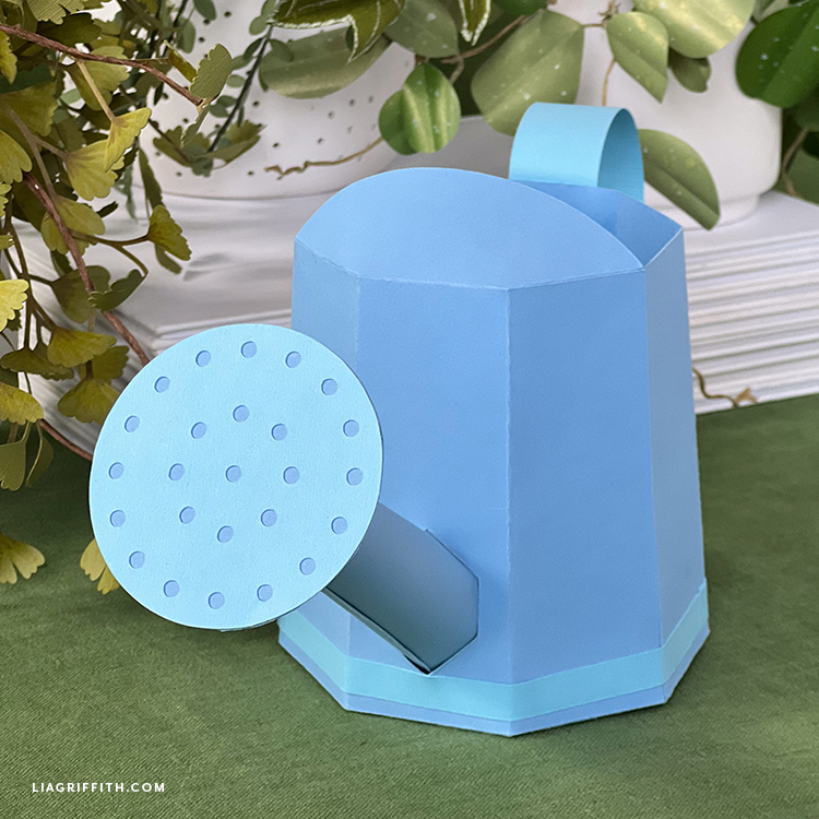 Cardstock Paper Watering Can - Lia Griffith