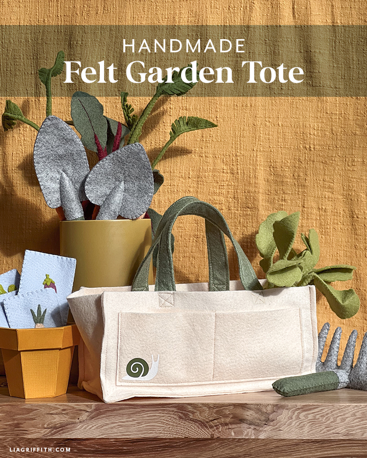 Felt Garden Tote - Lia Griffith