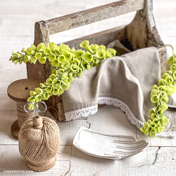 Crepe Paper Bells of Ireland - Lia Griffith