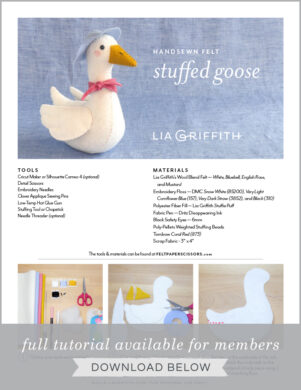 Felt Mama Goose - Lia Griffith