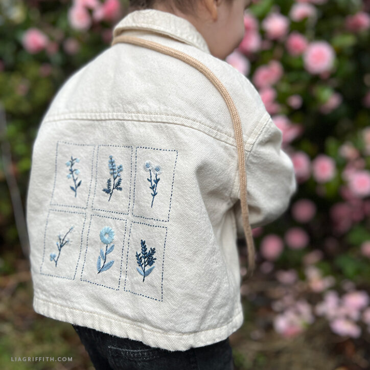 Flower Embroidery for Jacket - Lia Griffith