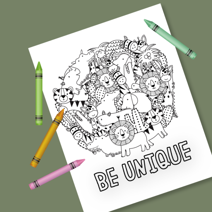 July 24 Coloring Sheet - Lia Griffith