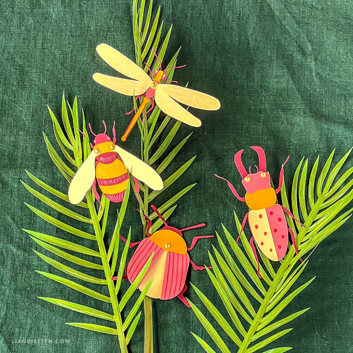 Papercut Cardstock Articulated Bugs - Lia Griffith