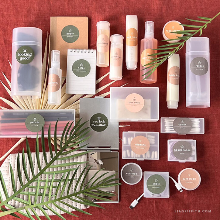 Free Printable Travel Container Labels - Lia Griffith