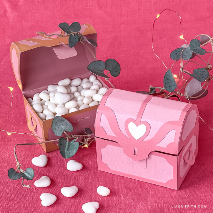 Cardstock Treasure Treat Box - Lia Griffith
