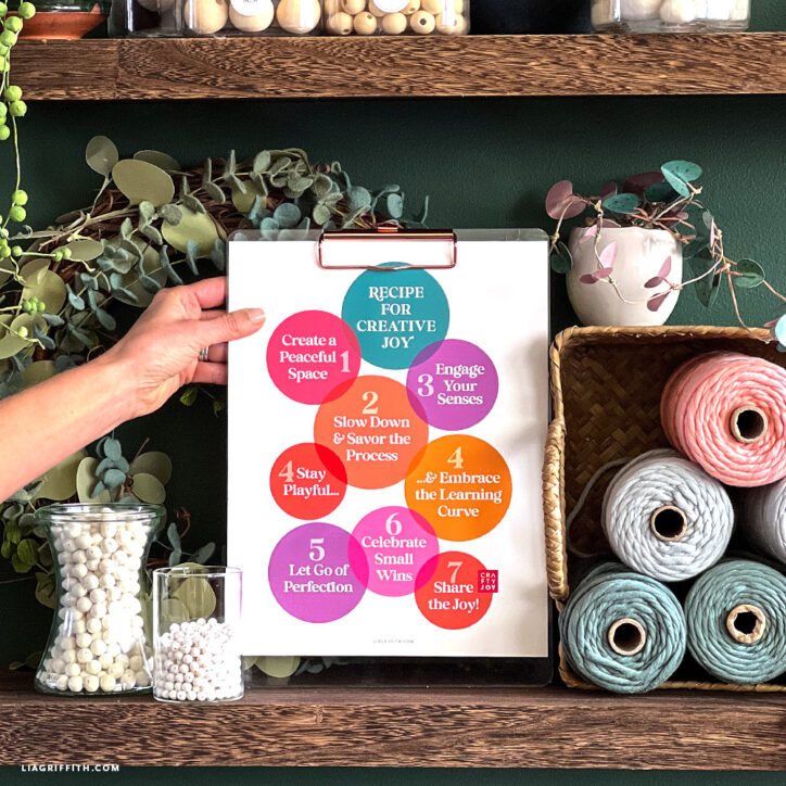 Video: 7 Steps to Create Joy Through Crafting - Lia Griffith