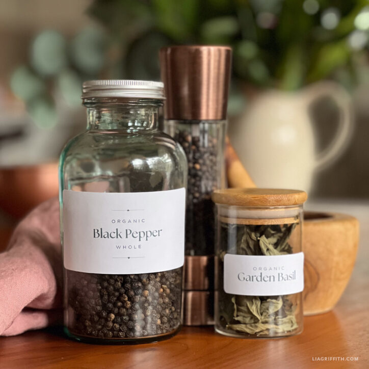 Free Printable Custom Pantry Labels - Lia Griffith