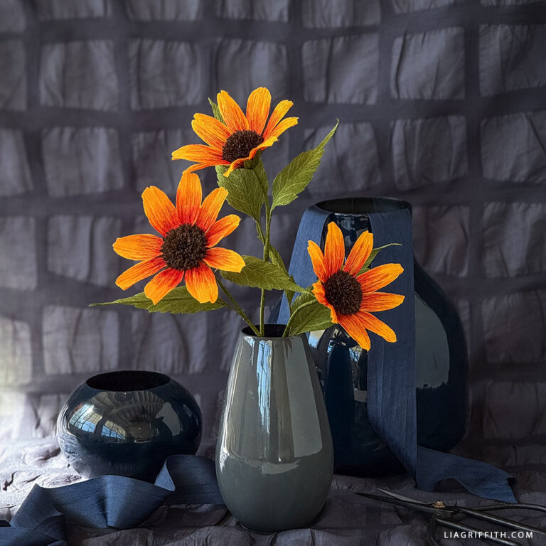 Crepe Paper Prairie Glow Brown Eyed Susan - Lia Griffith
