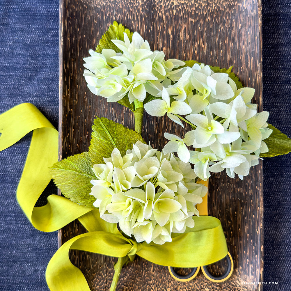 Crepe Annabelle Hydrangea Video Workshop - Lia Griffith