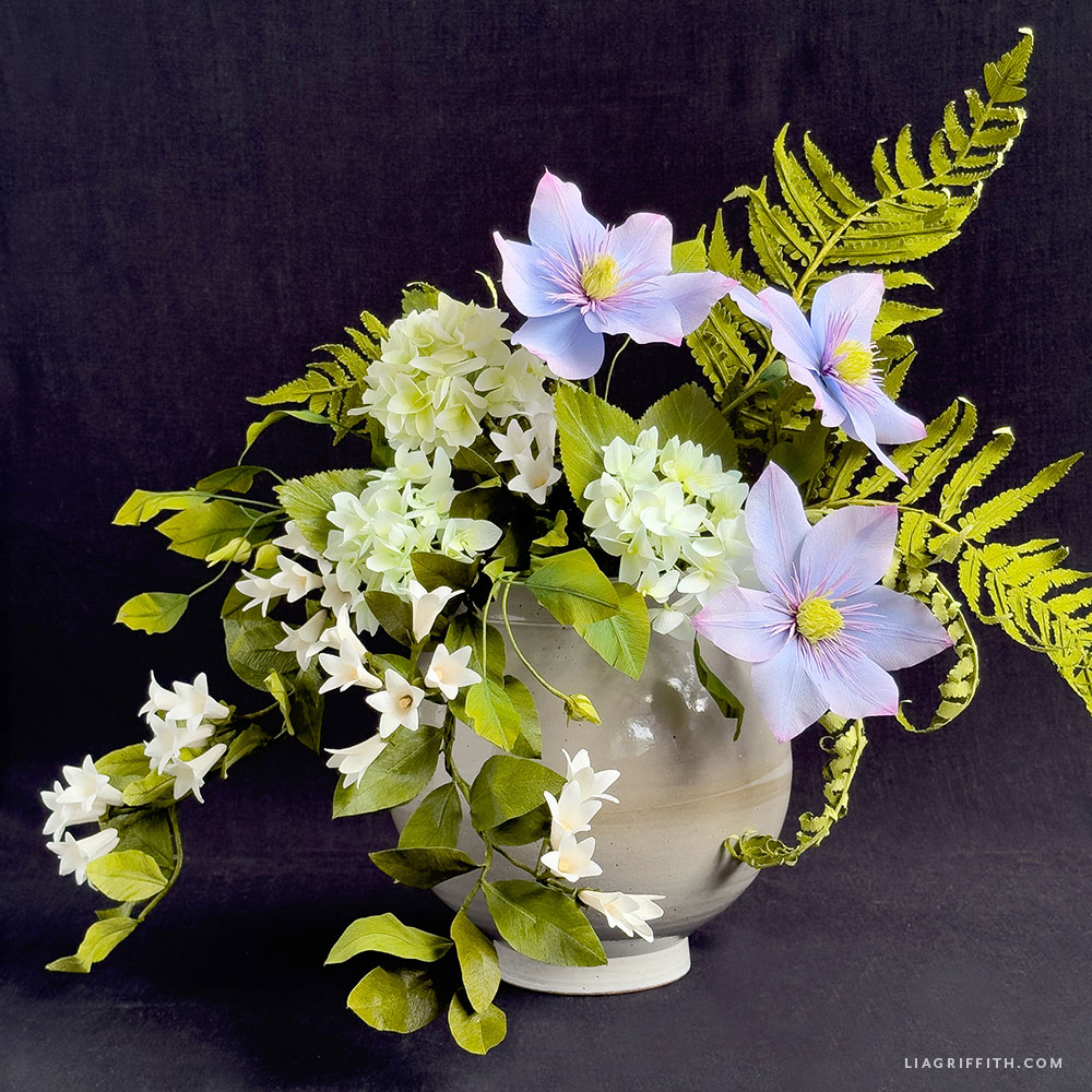 Crepe Annabelle Hydrangea Video Workshop - Lia Griffith